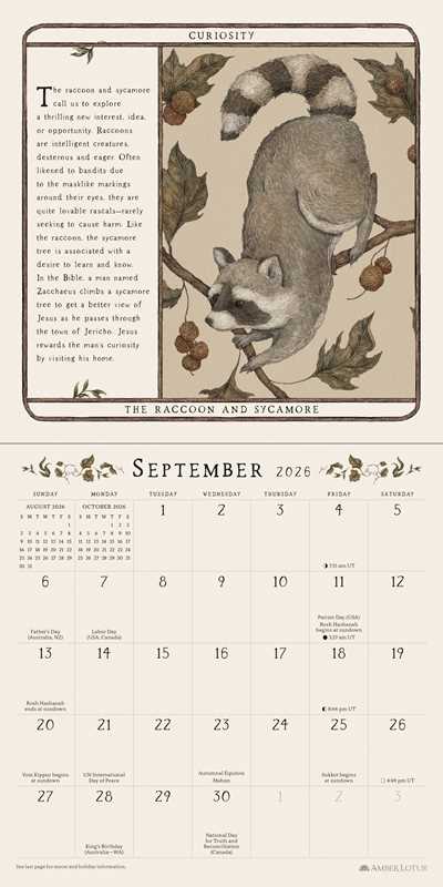 Woodland Wardens 2026 Mini Wall Calendar by Jessica Roux: Calendar; 24 ...